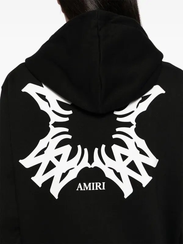 Amiri Logo Print Hooded Jacket