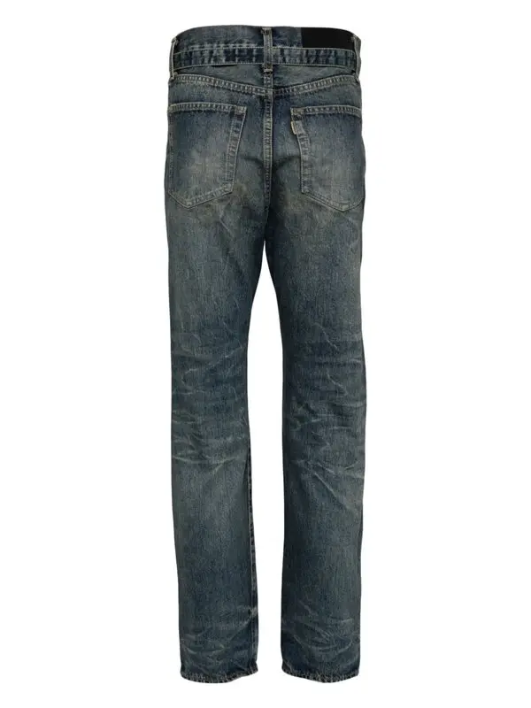 Sacai Washed Slim-fit Jeans