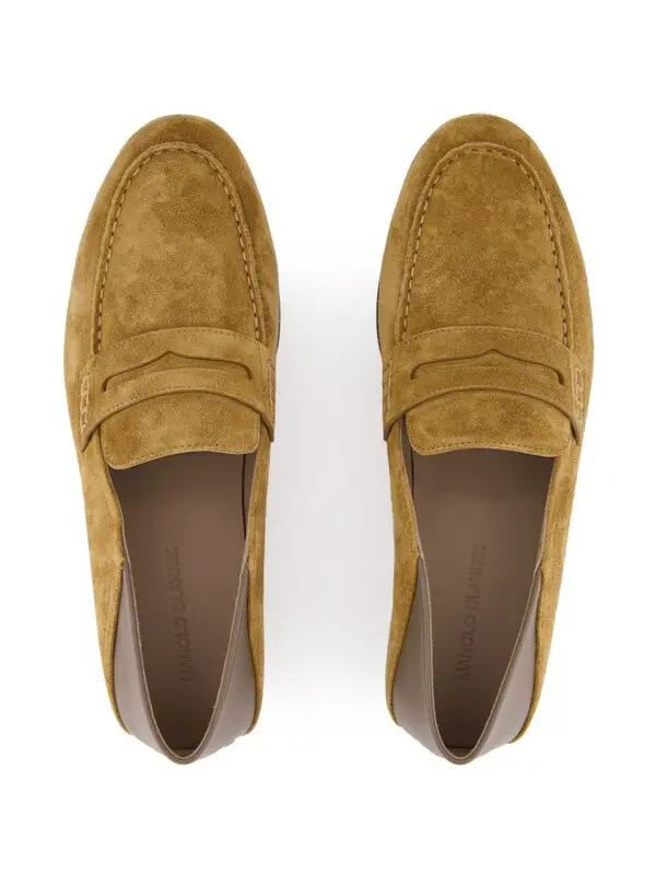 Manolo Blahnik Plymouth Loafers - Neutrals