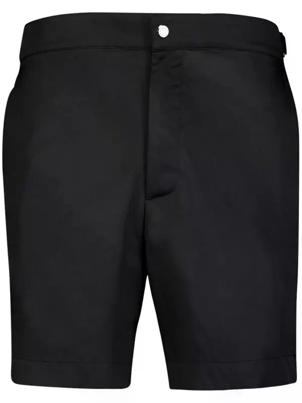 Frescobol Carioca Above-knee Swim Shorts - Black
