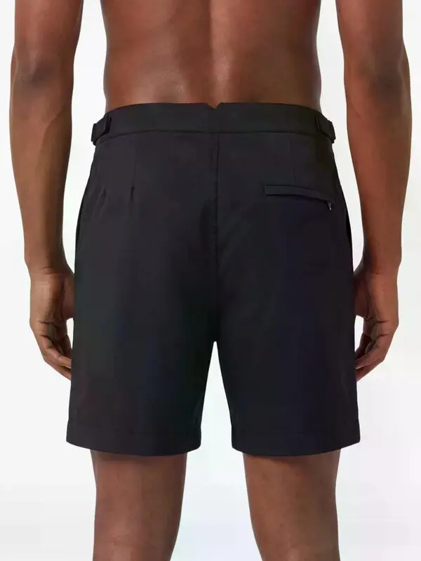 Frescobol Carioca Above-knee Swim Shorts - Black