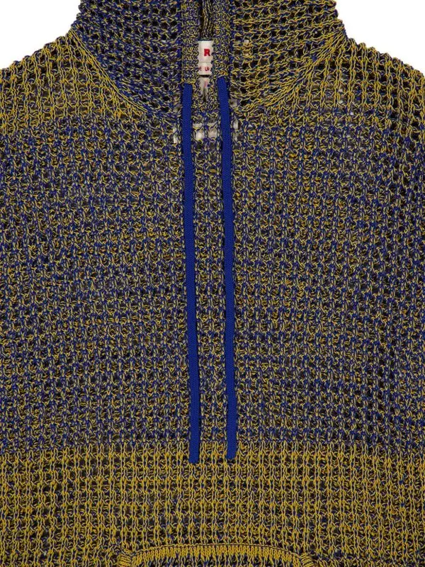 Marni Two-tone Hoodie - Blue