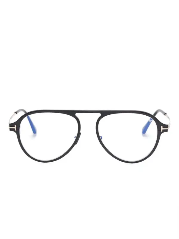 TOM FORD Pilot-frame Eyeglasses - Gold