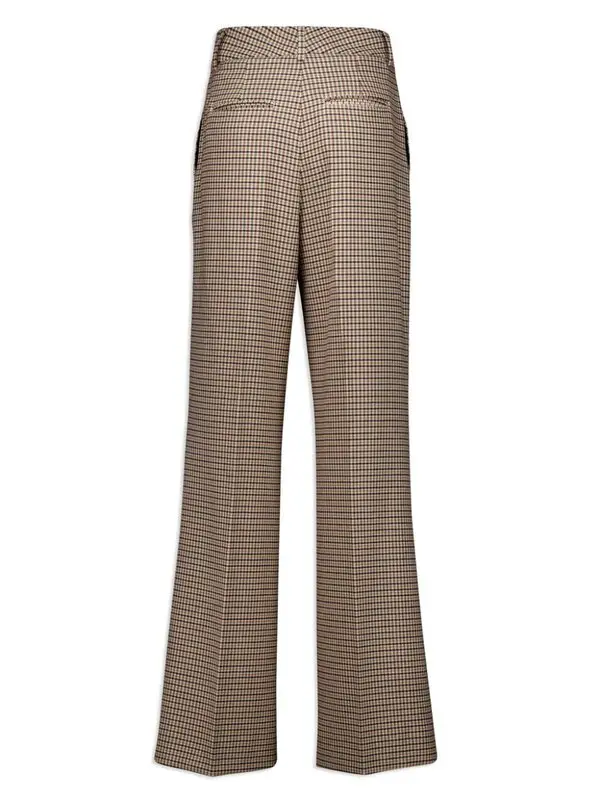 PAULA Houndstooth Pattern Trousers