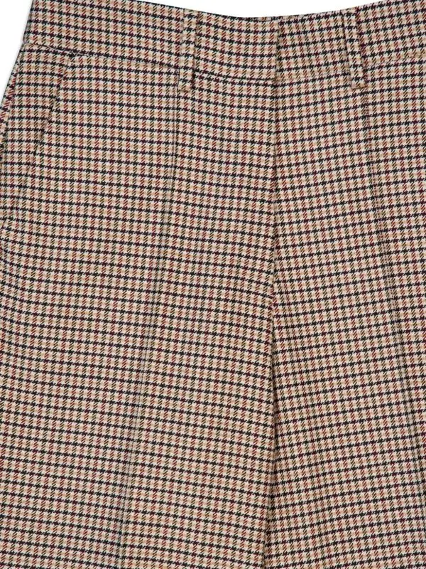 PAULA Houndstooth Pattern Trousers