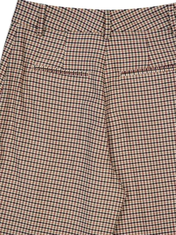 PAULA Houndstooth Pattern Trousers