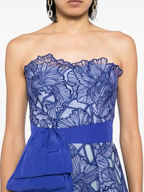 Marchesa Iris Midi Dress