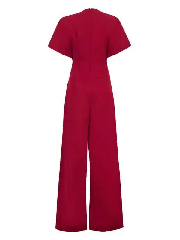 Stella McCartney Satin Jumpsuit - Red