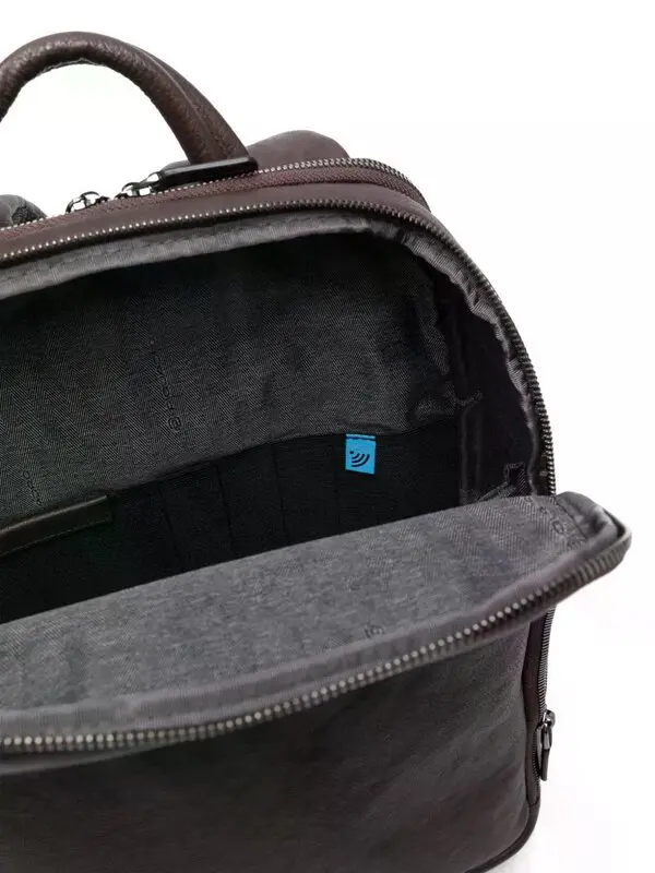 PIQUADRO Leather Backpack