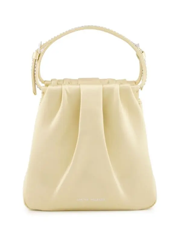 Amina Muaddi Vittoria Crystal Embellished Tote