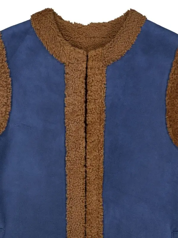 PAULA Shearling Embroidered Vest