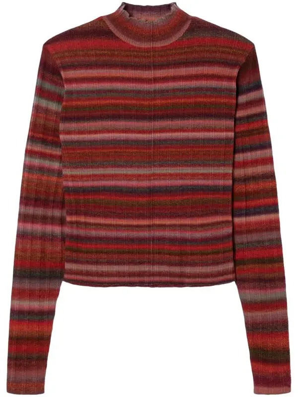 RE/DONE Ribbed Mock-neck Sweater