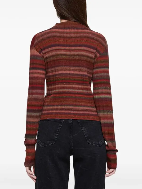 RE/DONE Ribbed Mock-neck Sweater