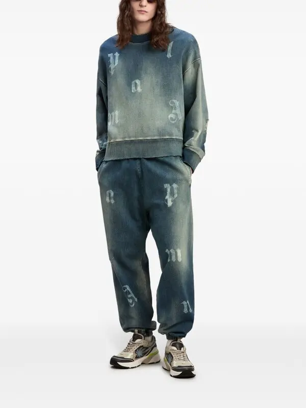Palm Angels Logo-print Washed Sweatshirt