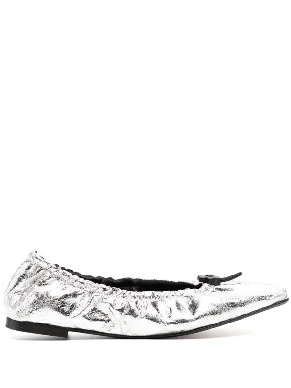 Cecilie Bahnsen Orbella Ballet Flats - Silver