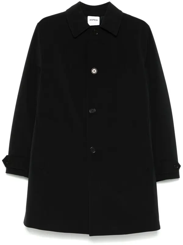 Aspesi Perfetto Thigh-length Coat - Black