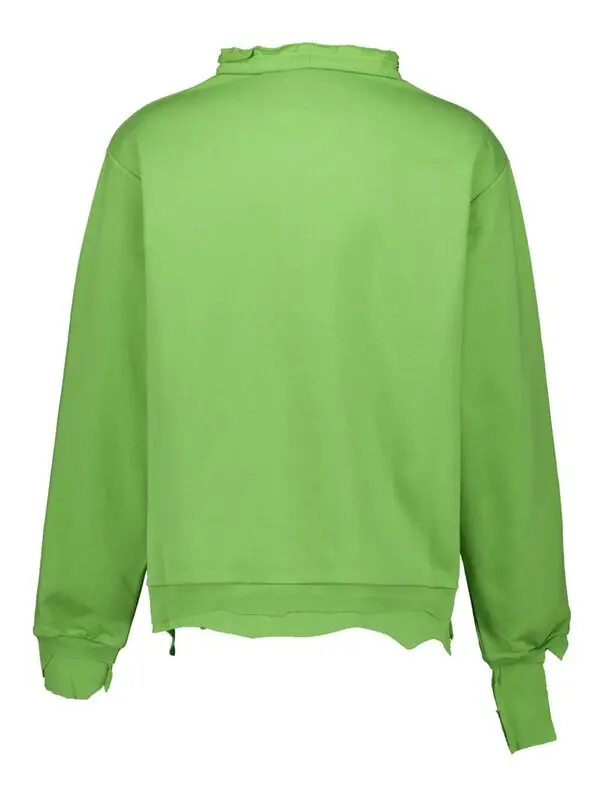 Marni Embroidered Distressed Sweatshirt