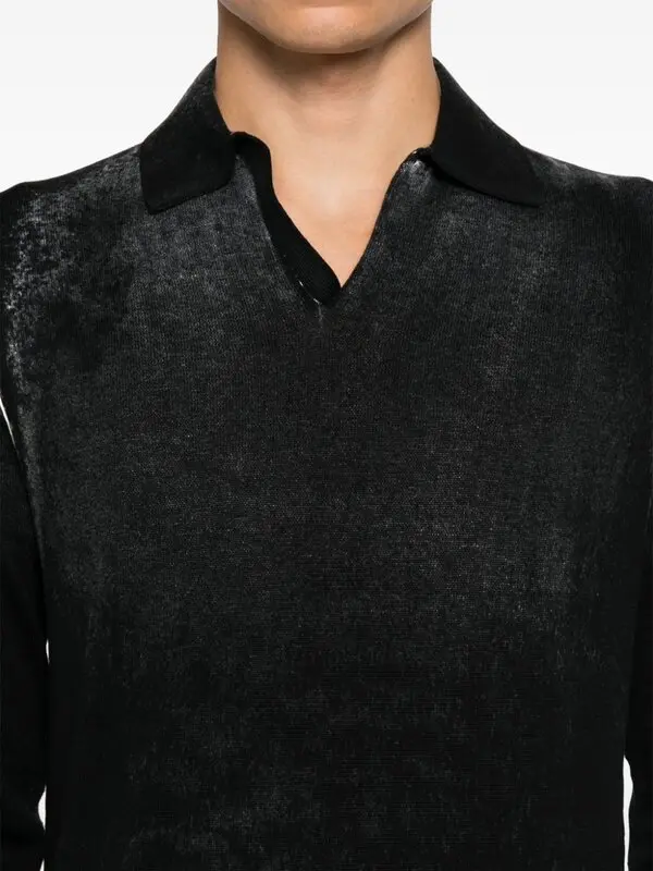 DIESEL® K-lorenzo Collar Polo Sweater