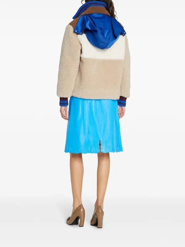 Tory Burch Hooded Fleece Jacket