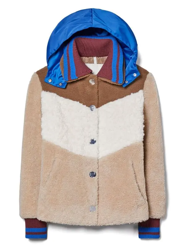 Tory Burch Hooded Fleece Jacket