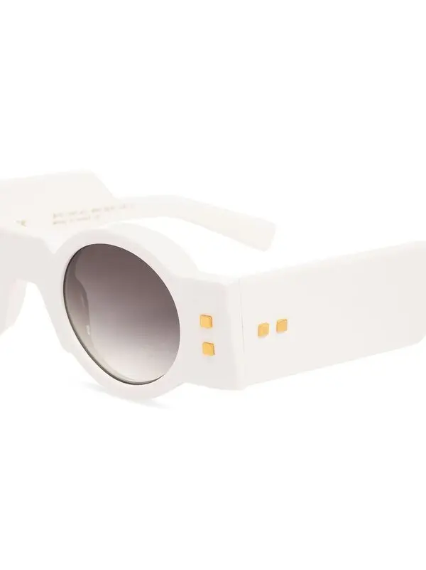 Balmain Round-frame Sunglasses - White