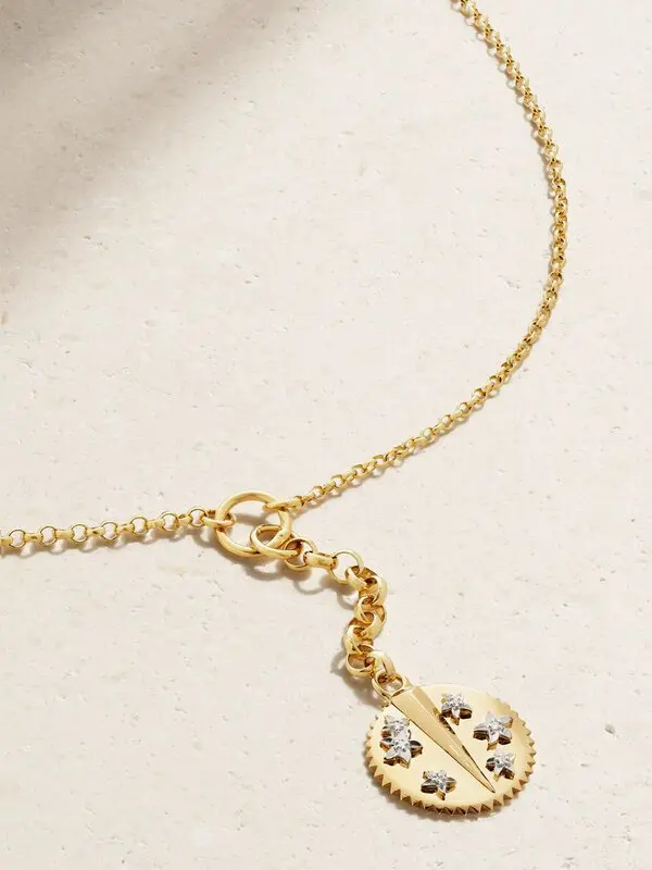 FOUNDRAE 18-karat Recycled Diamond Necklace - Gold