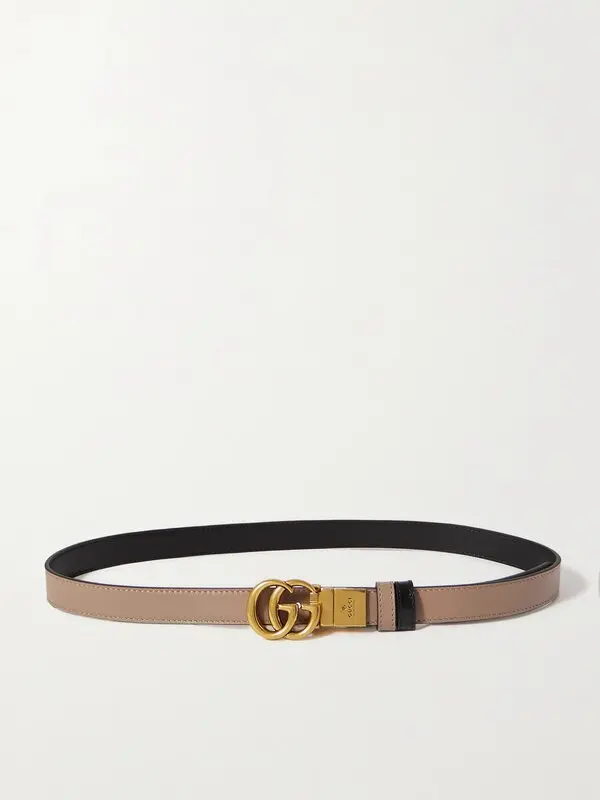 Gucci Reversible Leather Belt - Pink