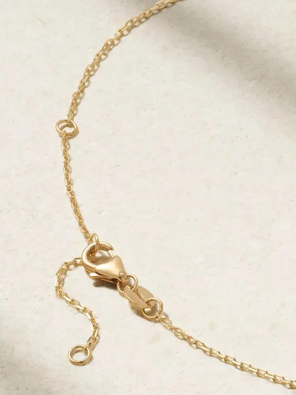 FOUNDRAE Initial 18-karat Diamond Necklace