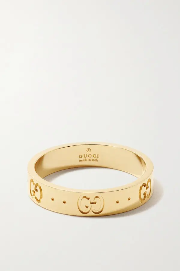 Gucci Icon 18-karat Band Ring - Gold