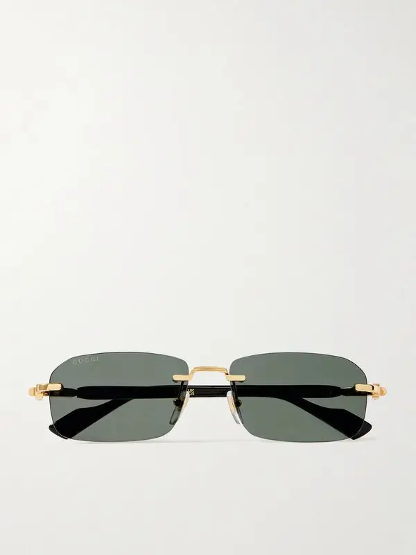Gucci Rimless Square-frame Sunglasses - Black