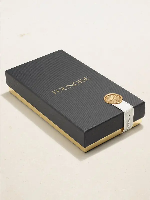 FOUNDRAE 18-karat Enamel And Diamond Medallion Necklace
