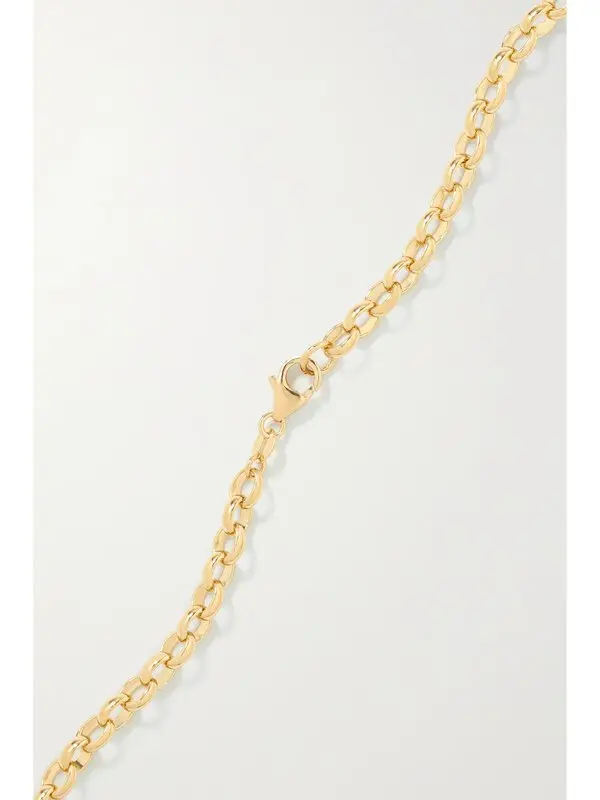 FOUNDRAE Wholeness 18-karat Quartz And Diamond Necklace