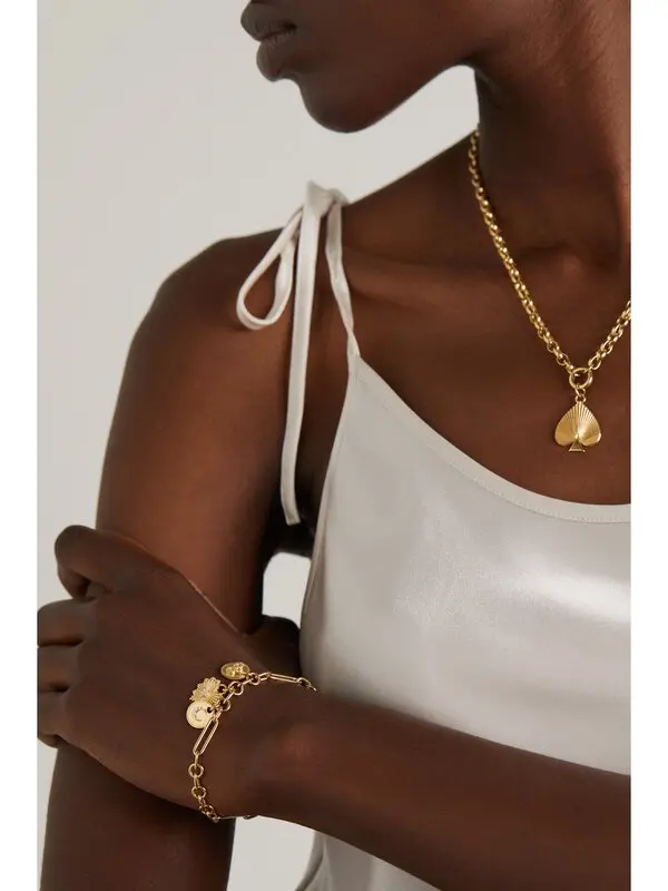 FOUNDRAE Love & Karma 18-karat Diamond Bracelet