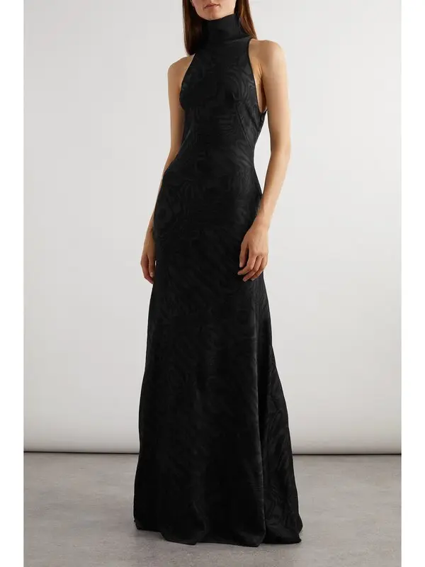Alaïa Archetypes Jacquard-knit Gown