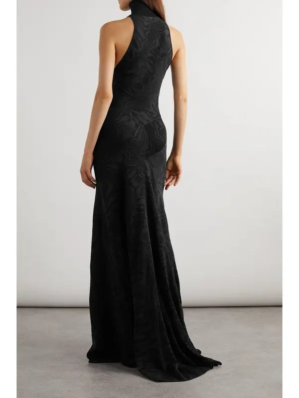 Alaïa Archetypes Jacquard-knit Gown