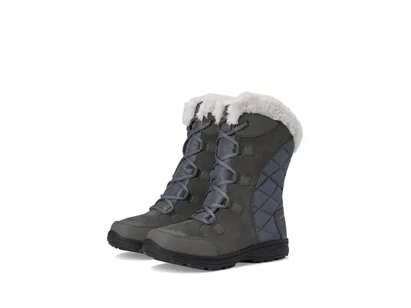 Columbia Ice Maiden Ii Waterproof Boots - Shale/dark Raspberry