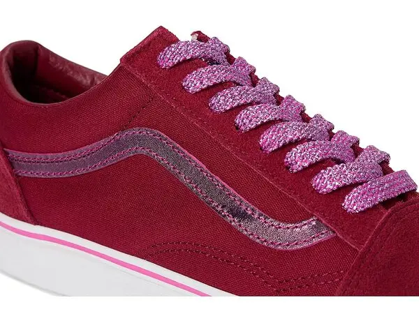 VANS Old Skool Metallic Sneakers - Red