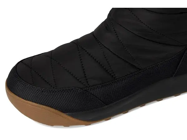 Columbia Minx Slip V Quilted Boots With Faux Fur Trim - Black