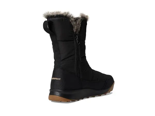 Columbia Minx Slip V Quilted Boots With Faux Fur Trim - Black