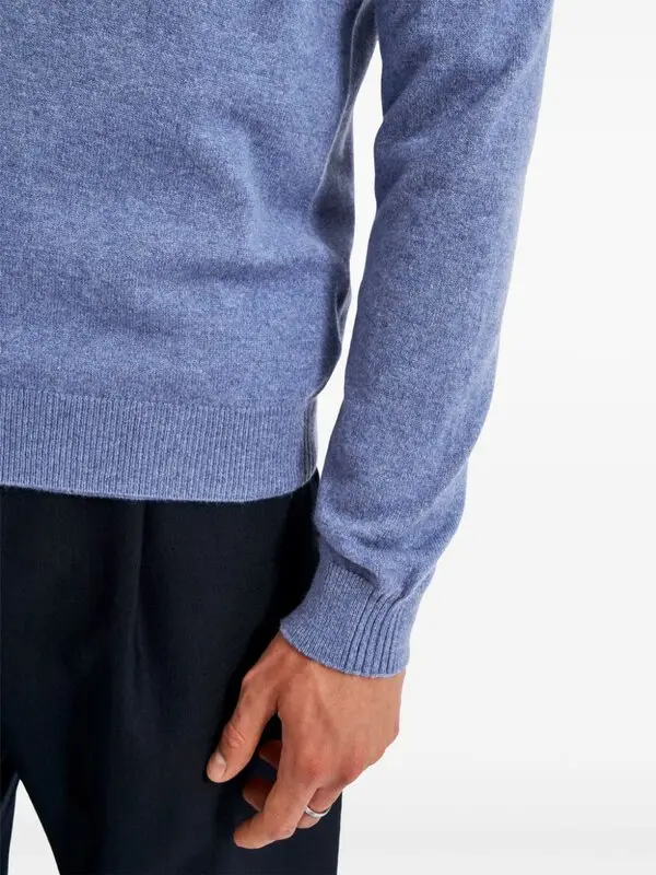 Pringle Of Scotland V-neck Cashmere Jumper - Blue