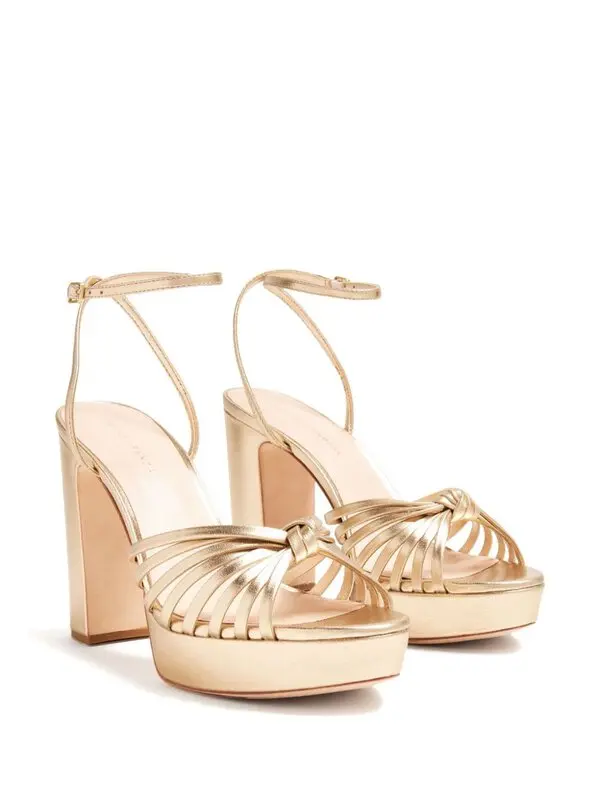 LOEFFLER RANDALL 127mm Rivka Sandals - Gold