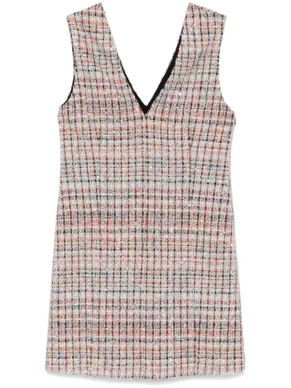 Missoni Check-pattern Bouclé Mini Dress