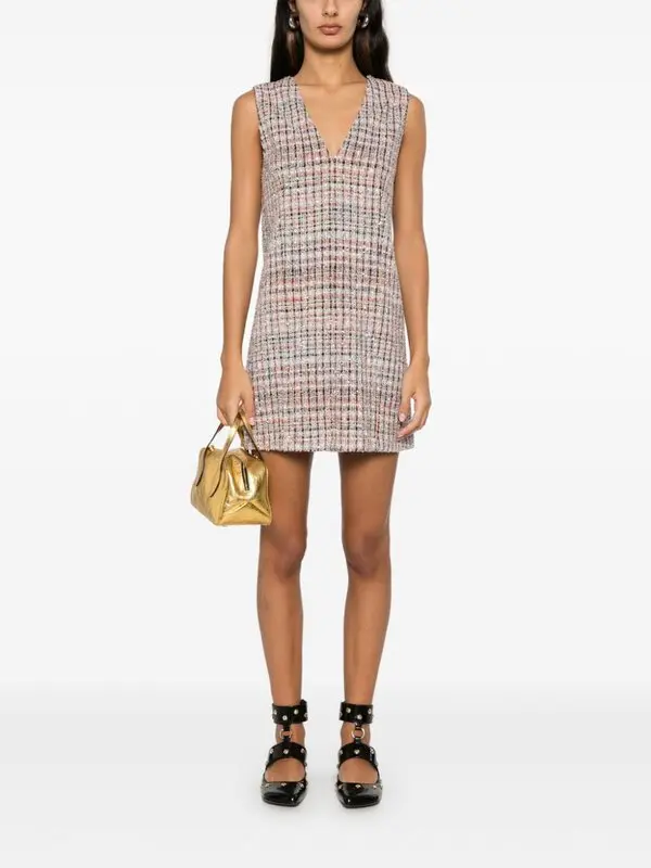 Missoni Check-pattern Bouclé Mini Dress