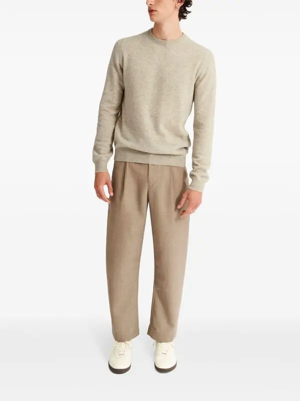 Pringle Of Scotland Round-neck Cashmere Jumper - Neutrals