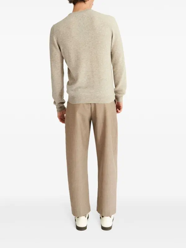 Pringle Of Scotland Round-neck Cashmere Jumper - Neutrals