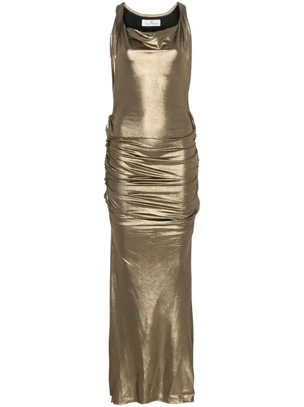 VIVIENNE WESTWOOD Liz Maxi Dress - Gold