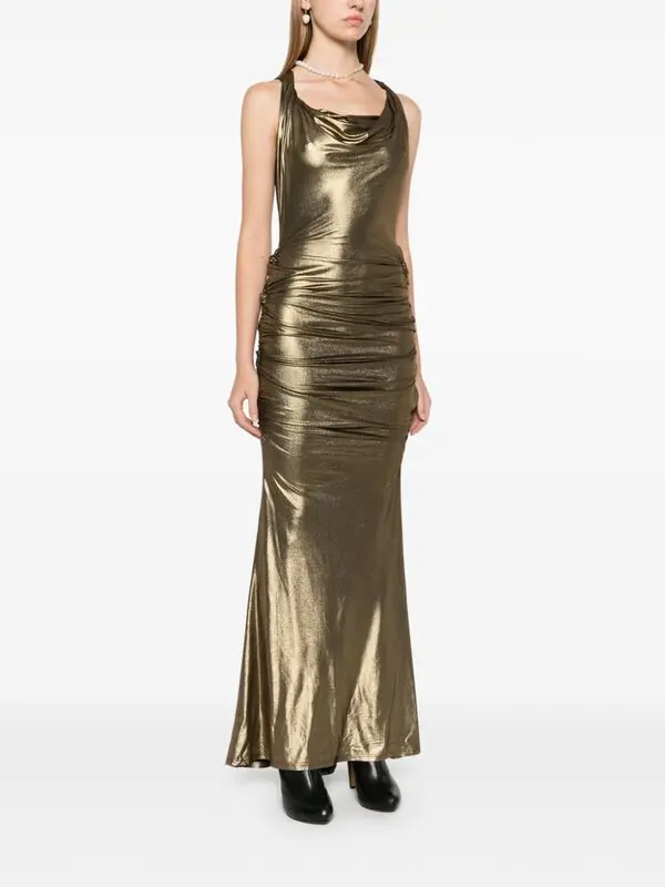 VIVIENNE WESTWOOD Liz Maxi Dress - Gold