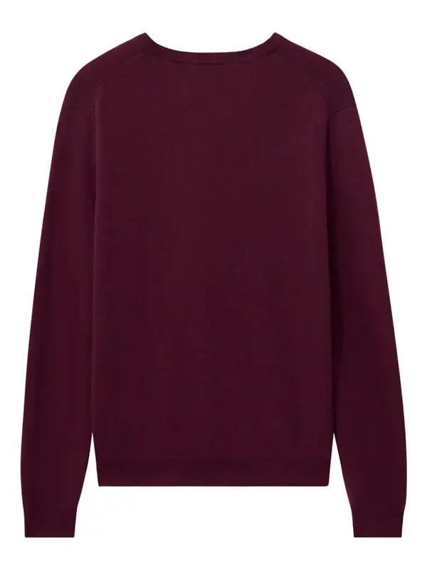 Pringle Of Scotland V-neck Cashmere Jumper - Red