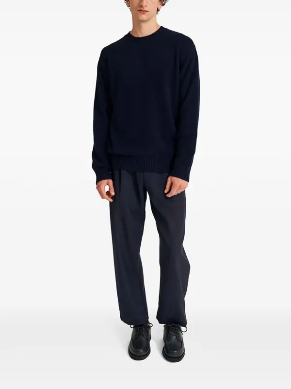 Pringle Of Scotland Round-neck Cashmere Jumper - Blue