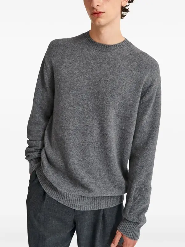 Pringle Of Scotland Round-neck Cashmere Jumper - Grey
